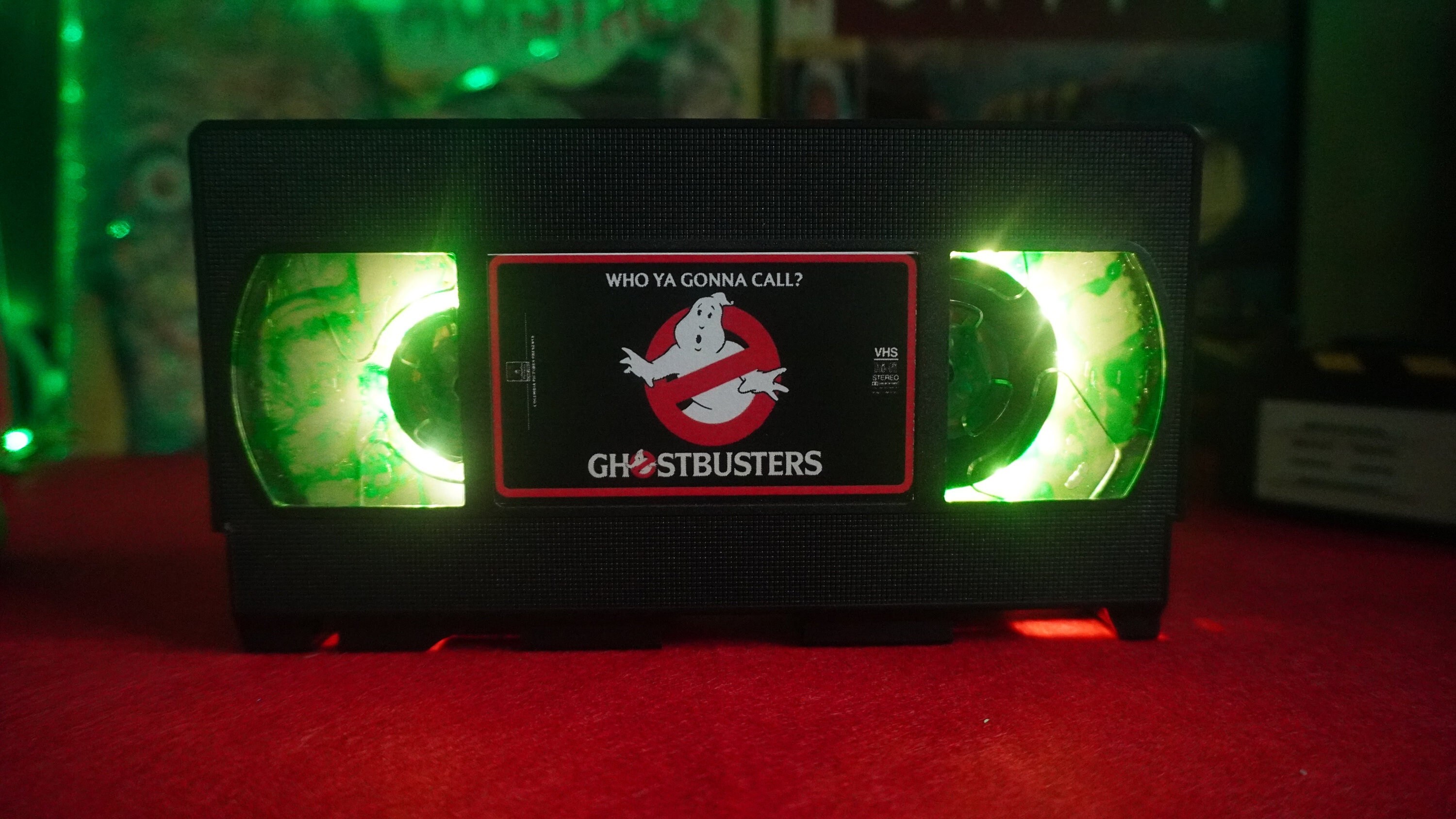 VHS LAMP Ghostbusters Green LED - Etsy