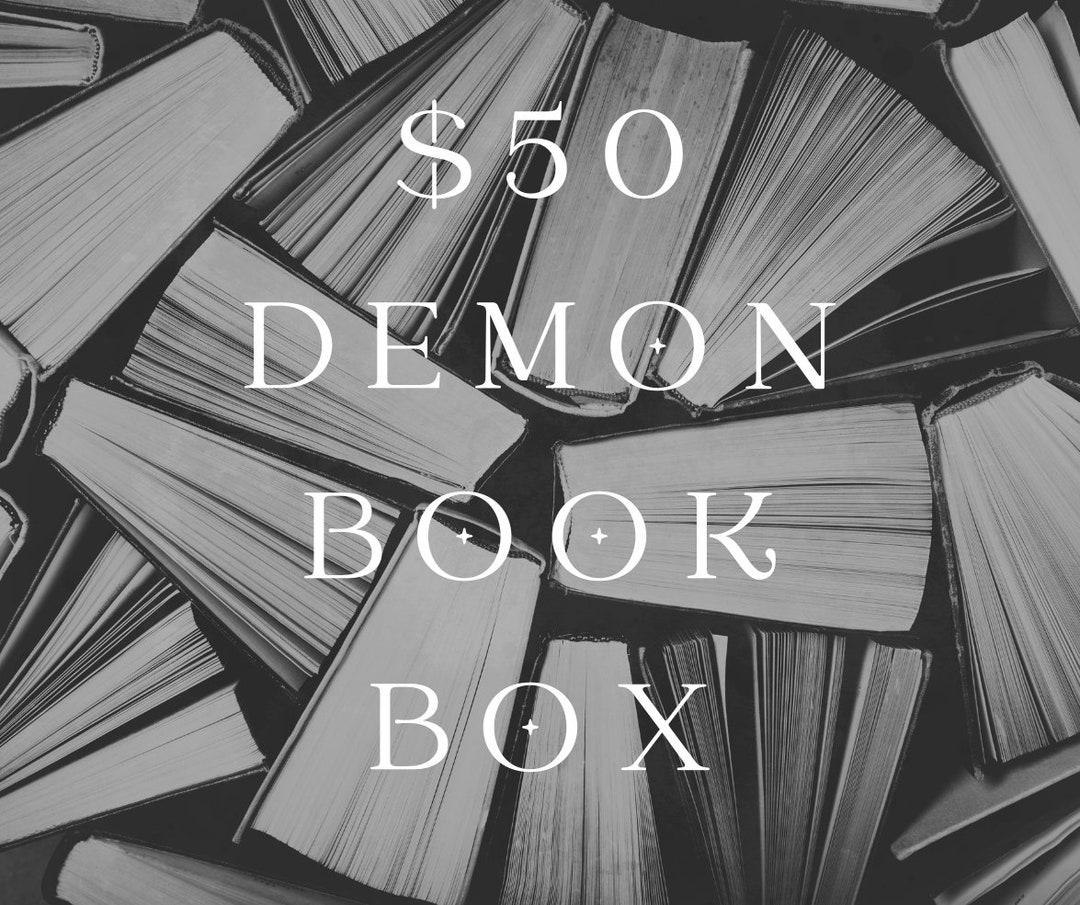 Demon Book Box 50 - Etsy