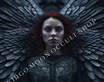 Blue Lilith Giclee Print Lilith Dark Goddess Lilith Art Lilith Goddess ...