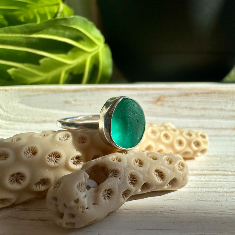 Sea Glass Ring - Etsy