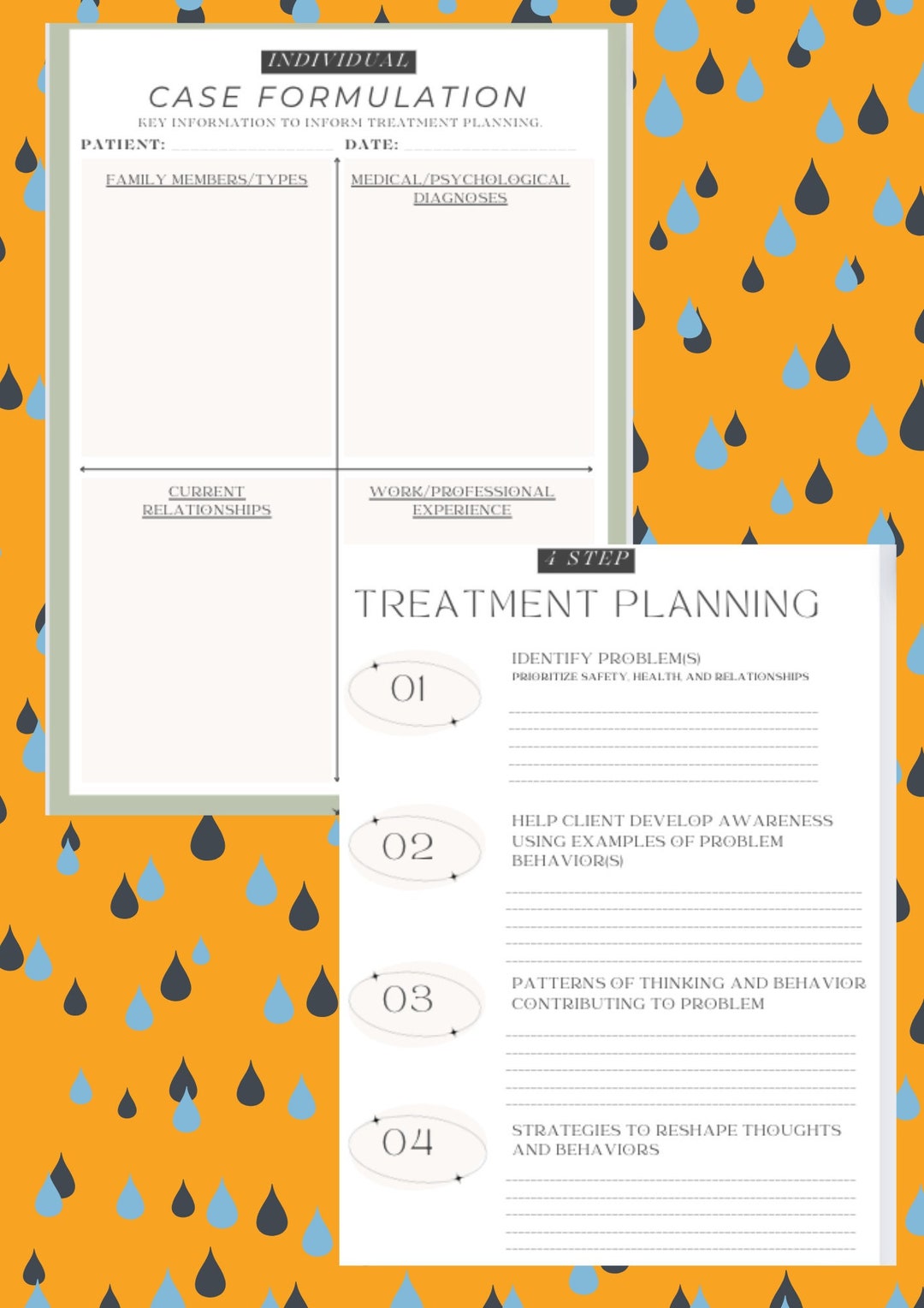 Therapy Case Formulation and Treatment Planning Tool - Etsy