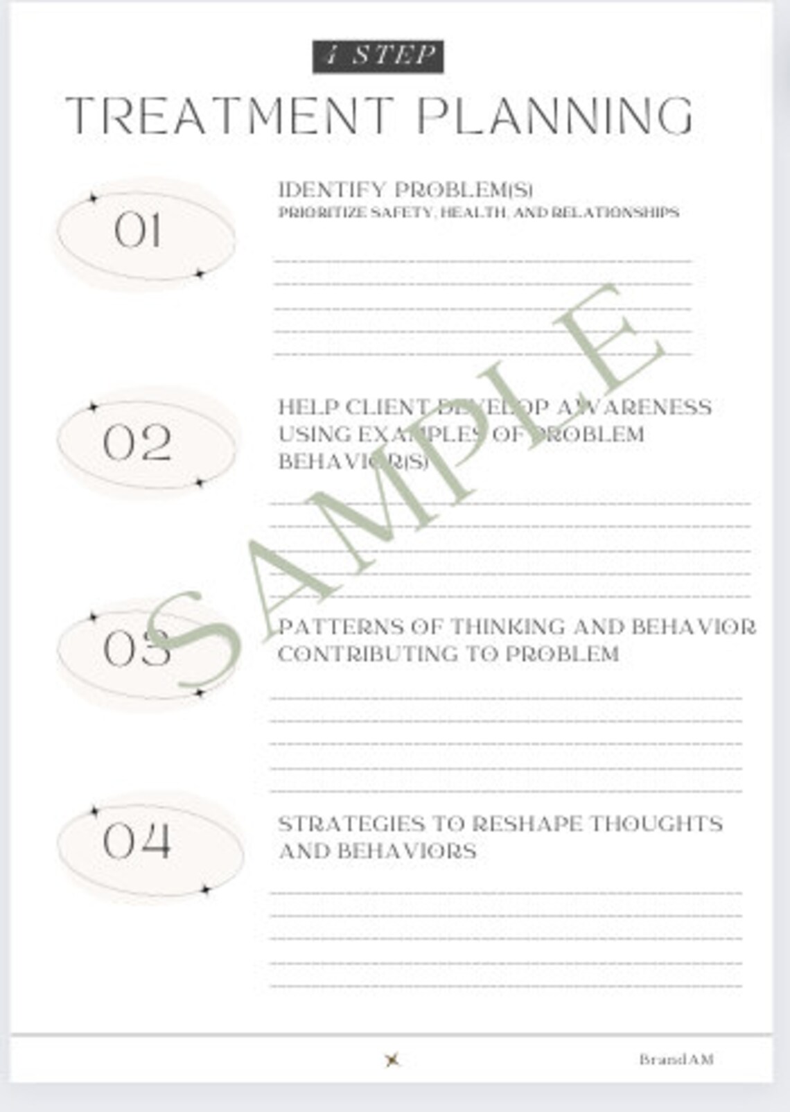Therapy Case Formulation and Treatment Planning Tool - Etsy