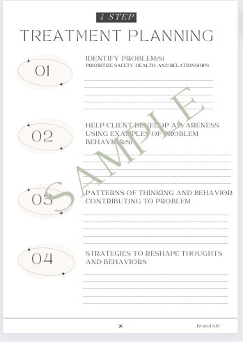 Therapy Case Formulation and Treatment Planning Tool - Etsy