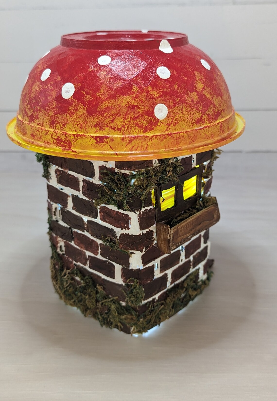 Fairy House Brick Cabin Stash Box - Etsy