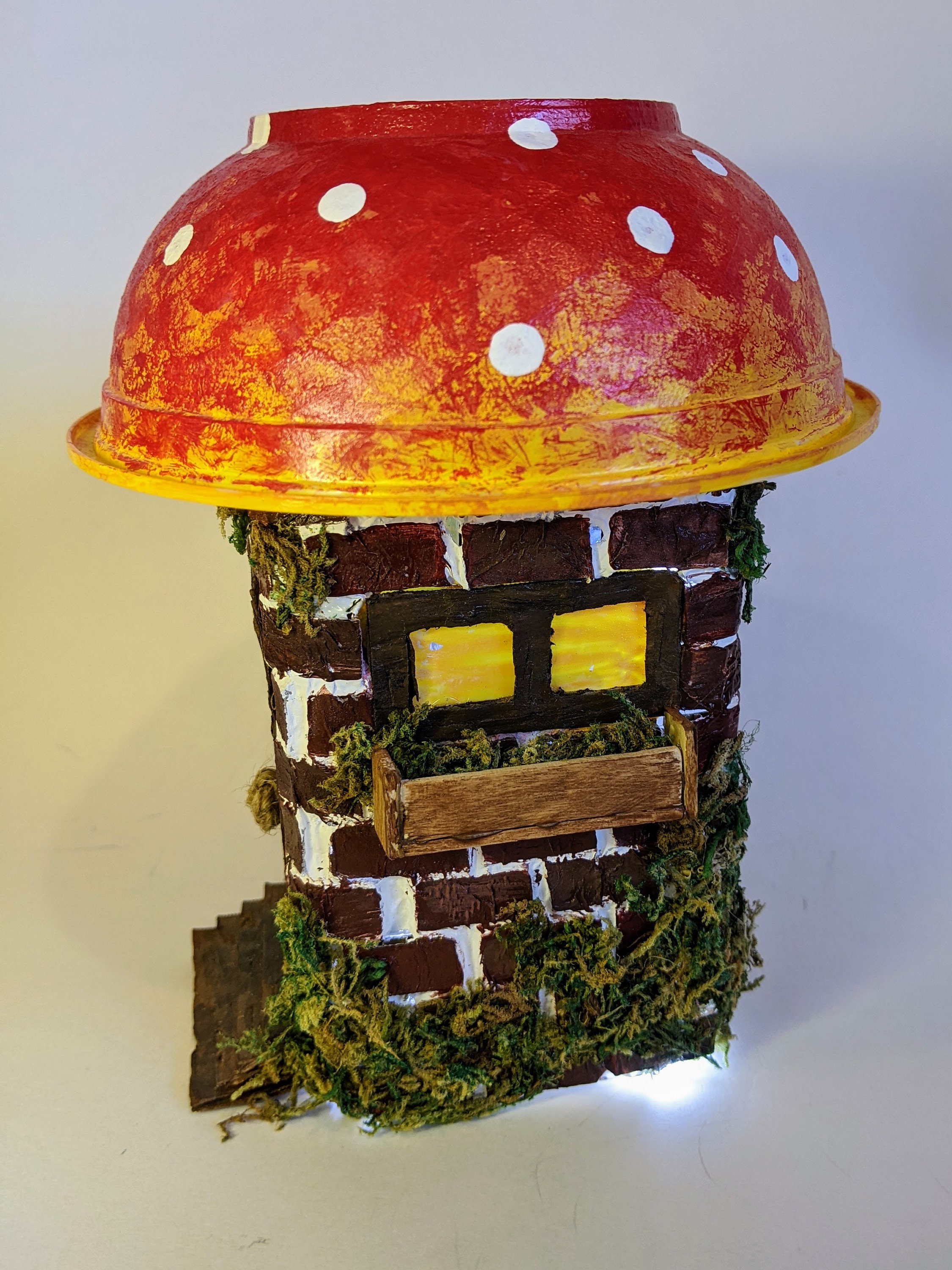 Fairy House Brick Cabin Stash Box - Etsy