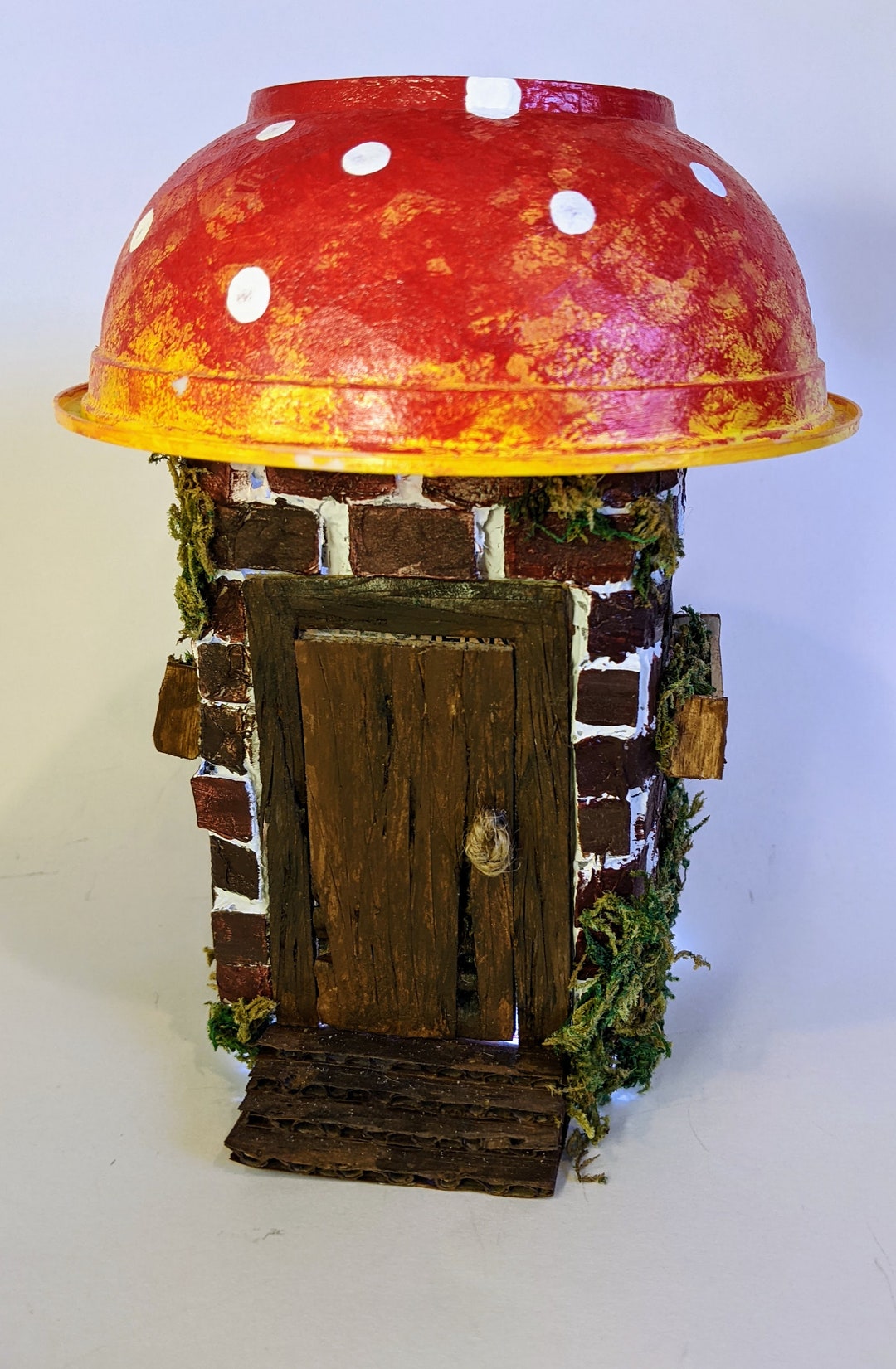 Fairy House Brick Cabin Stash Box - Etsy