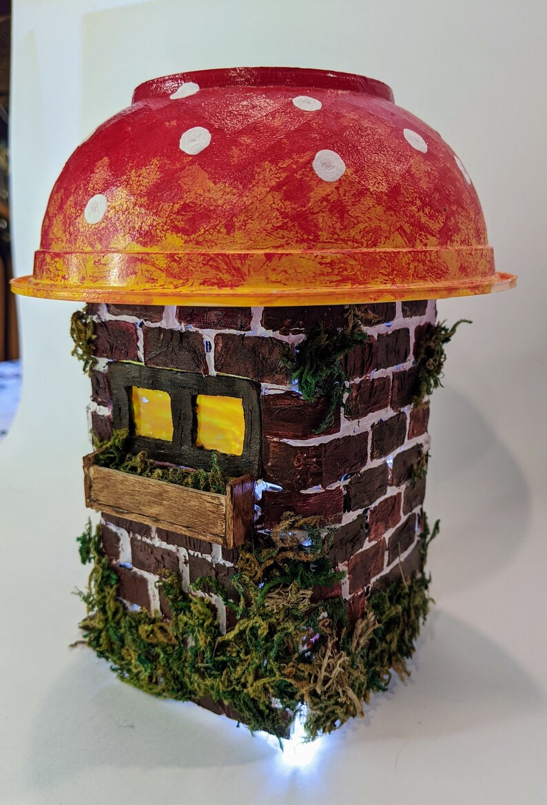 Fairy House Brick Cabin Stash Box - Etsy