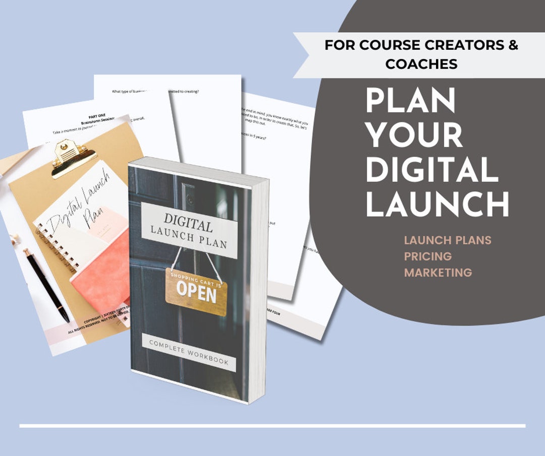 Launch Workbook, Course Creator Planner, Coach Planning Workbook ...