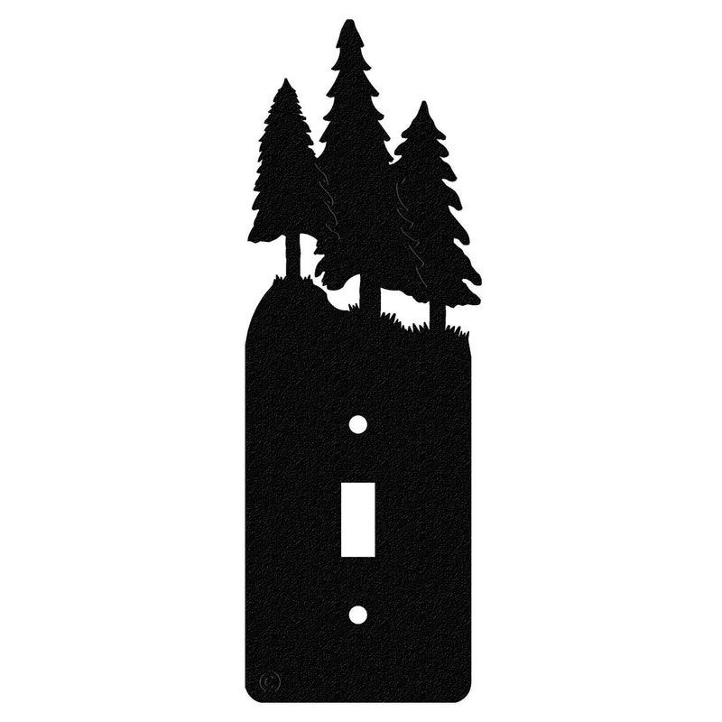 Pine Tree Light Plate - Etsy