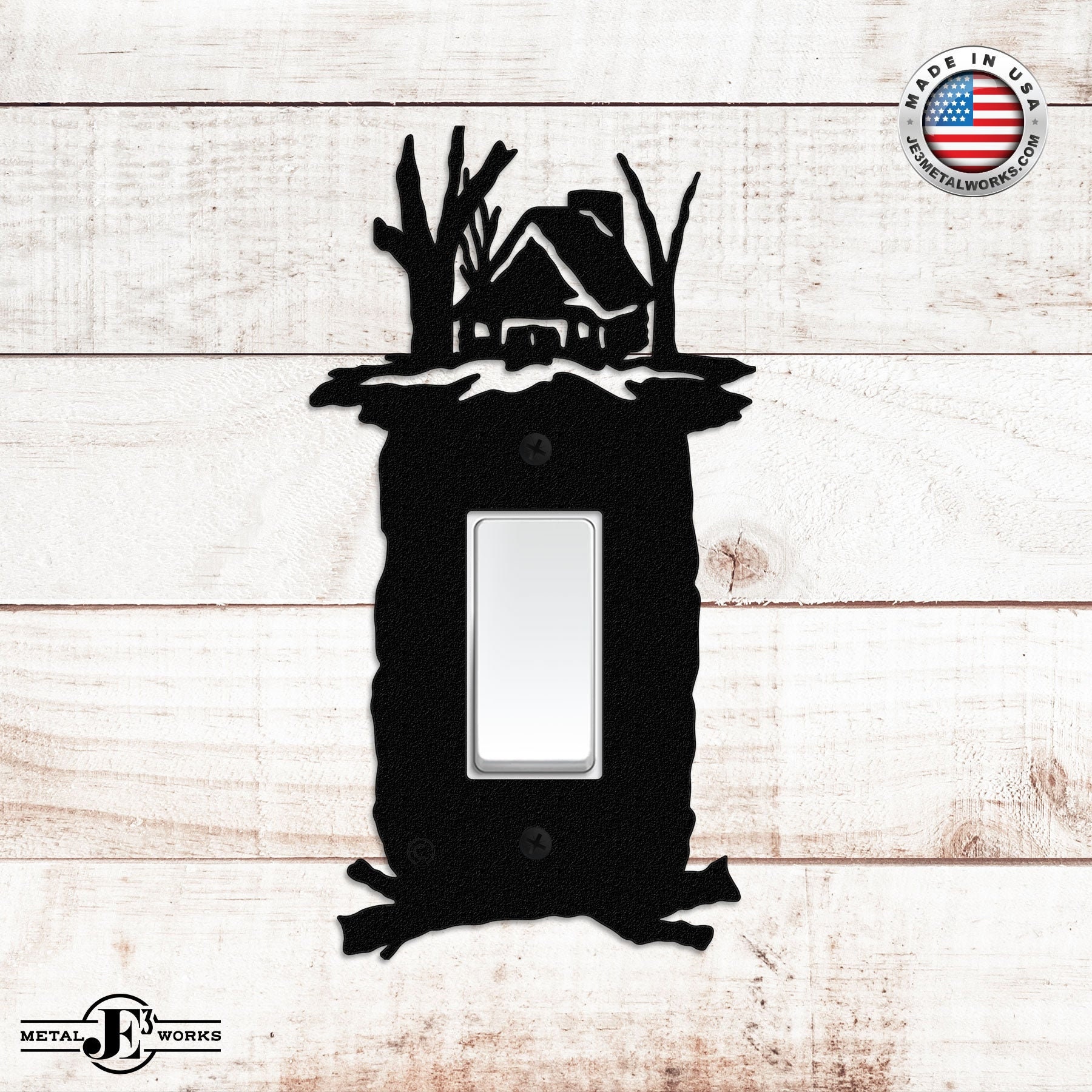 Woodsy Cabin Light Switch Cover Wall Plate - Etsy