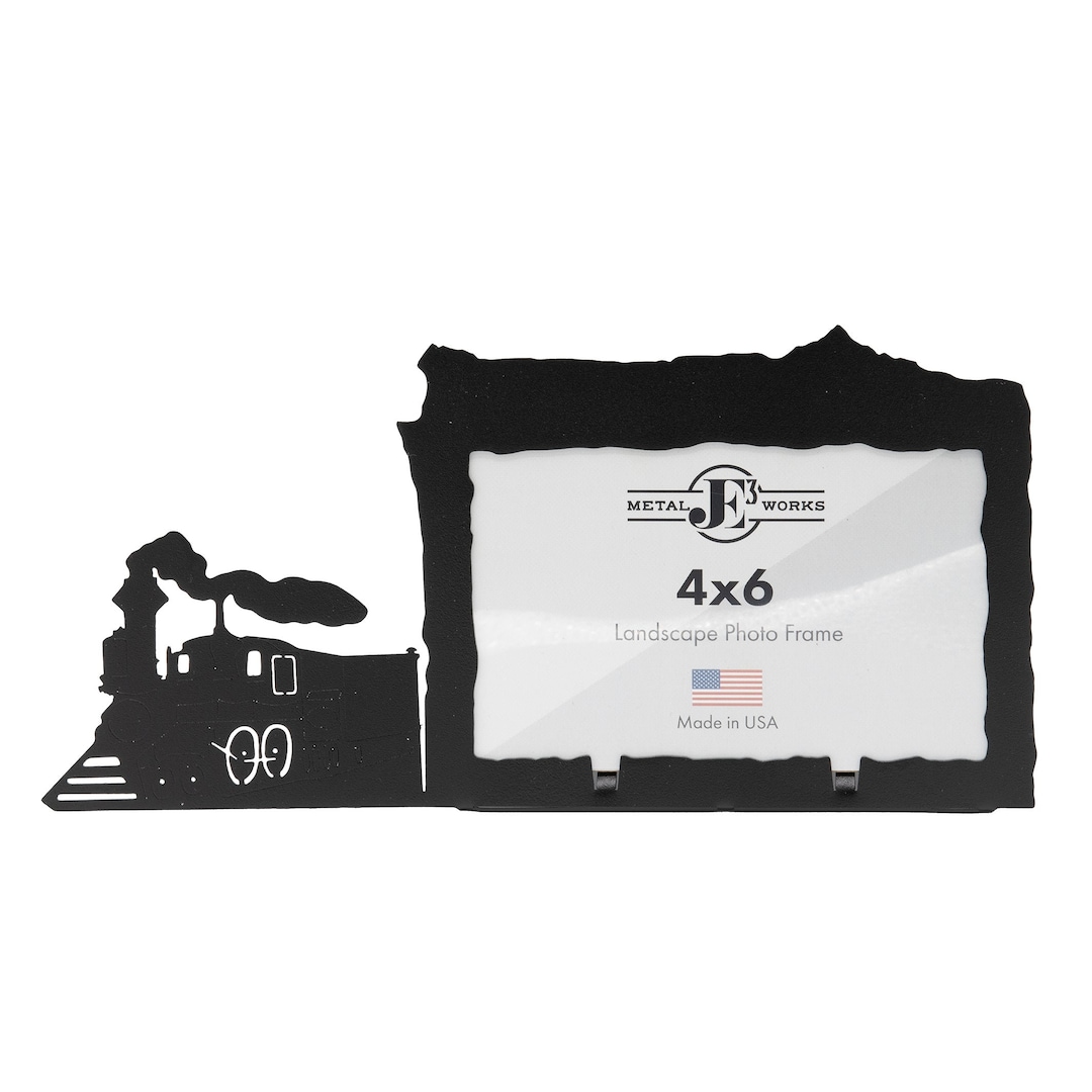 Steam Engine Train Locomotive Picture Frame - Etsy