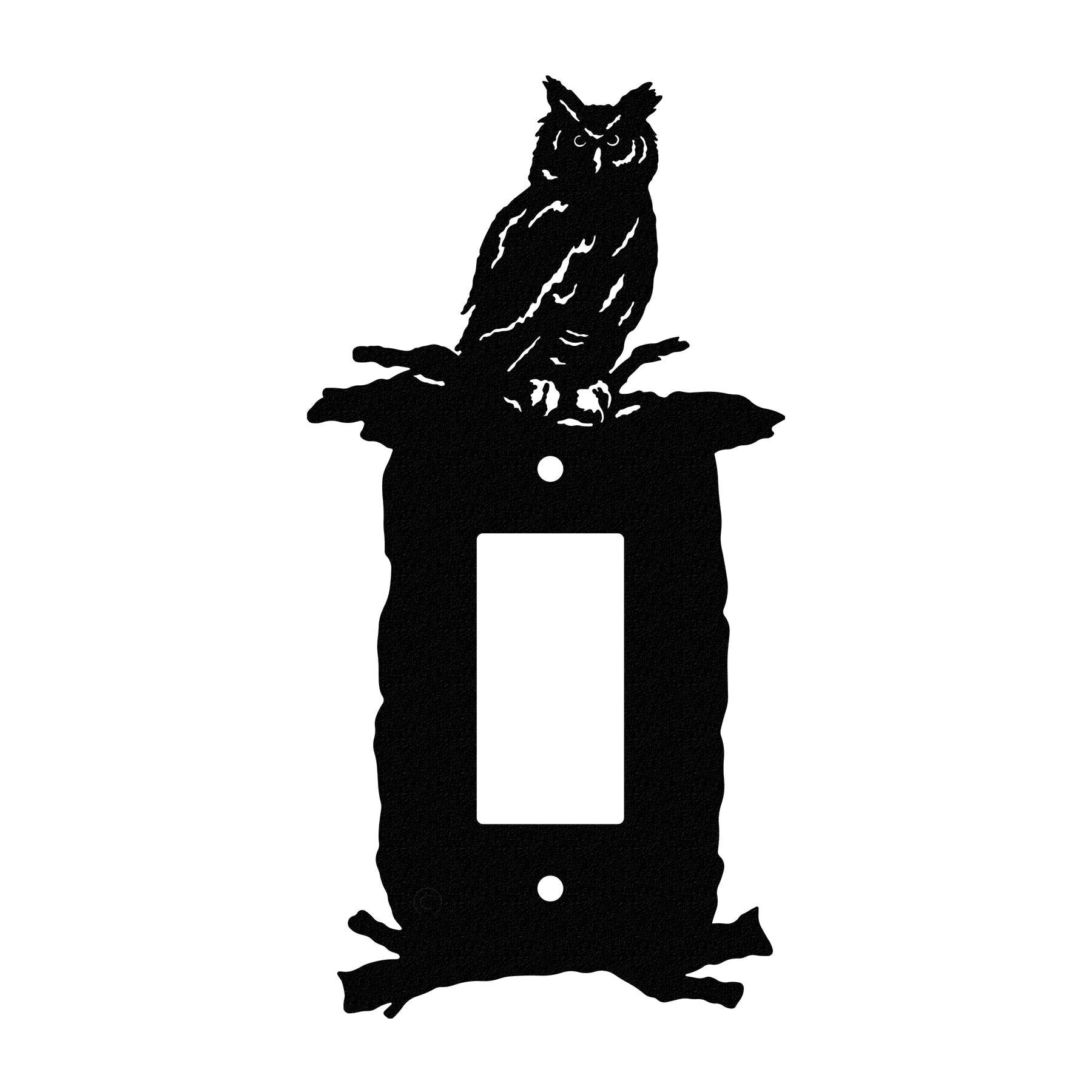 Owl Light Switch Cover Wall Plate - Etsy