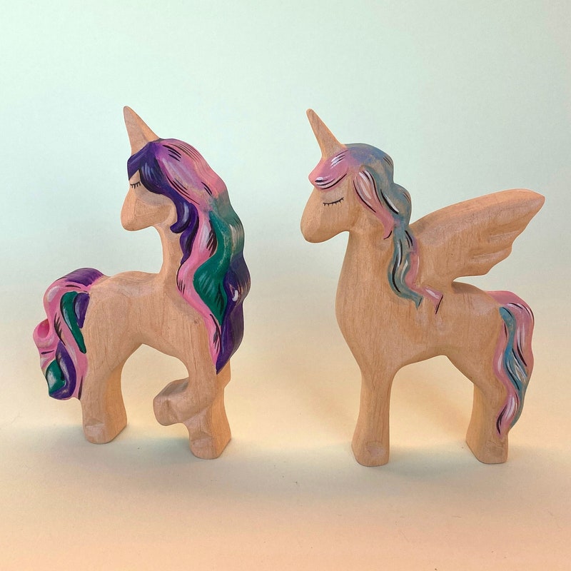 Unicorn Figurines - Etsy