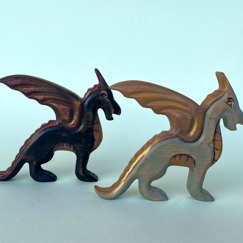 Wooden Dragon - Etsy