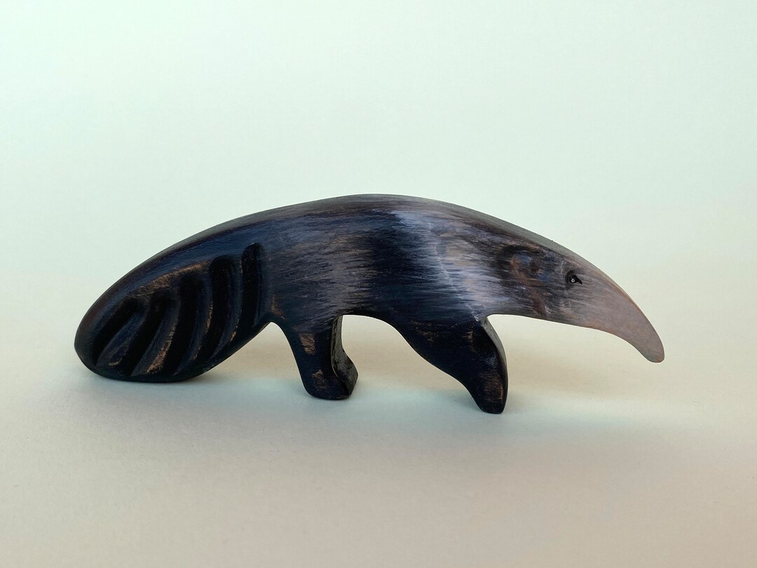 Anteater Toy, Wooden Animal Toy, Animals of South America, Handmade ...