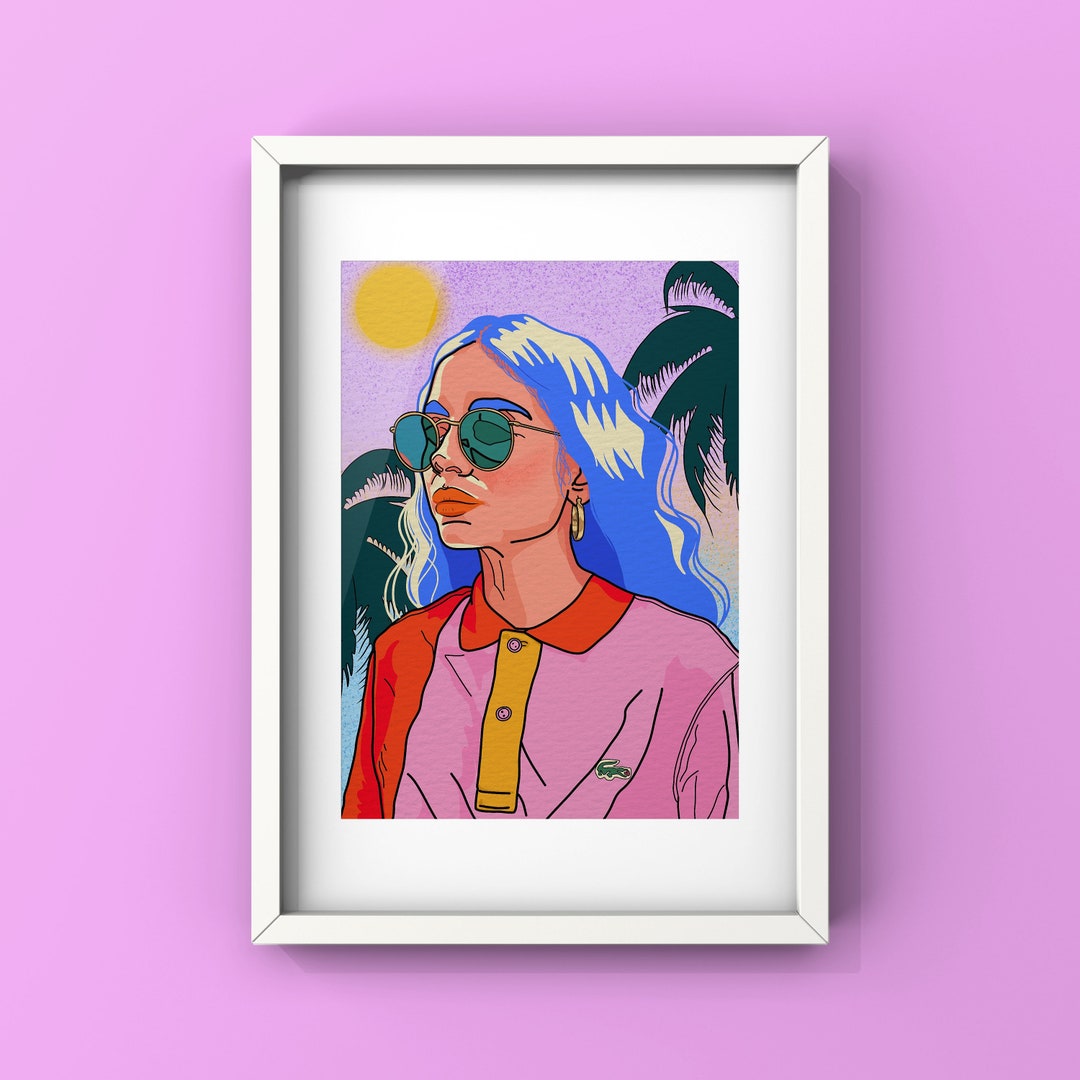 Sun & Sunglasses, A3 and A4 Print Sizes - Etsy