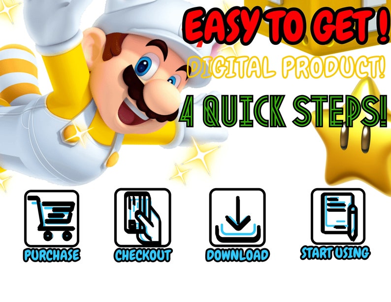 SUPER MARIO BROS +60 Hd Images Frames Background Elements and More ...