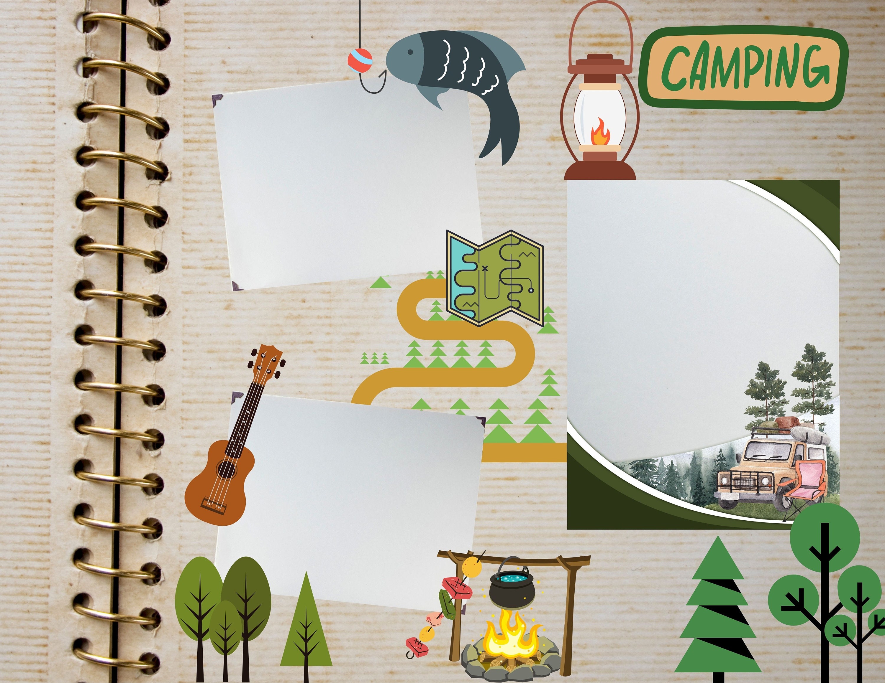 CAMPING VACATIONS 100 Hd Images Frames Background Decorative Element ...