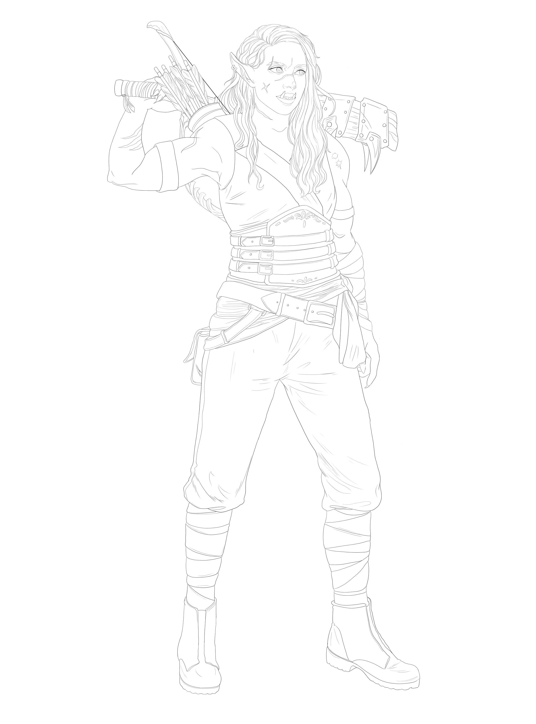 Custom Character Commission: Digital Character Art, Dnd/dungeons and ...