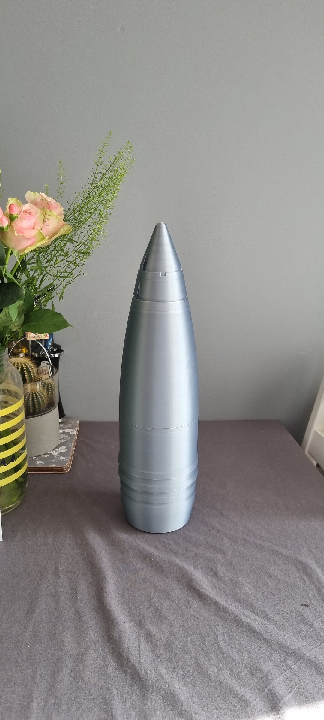 115mm Flak Shell Round Reenactment Replica Inert Prop Screw Together ...