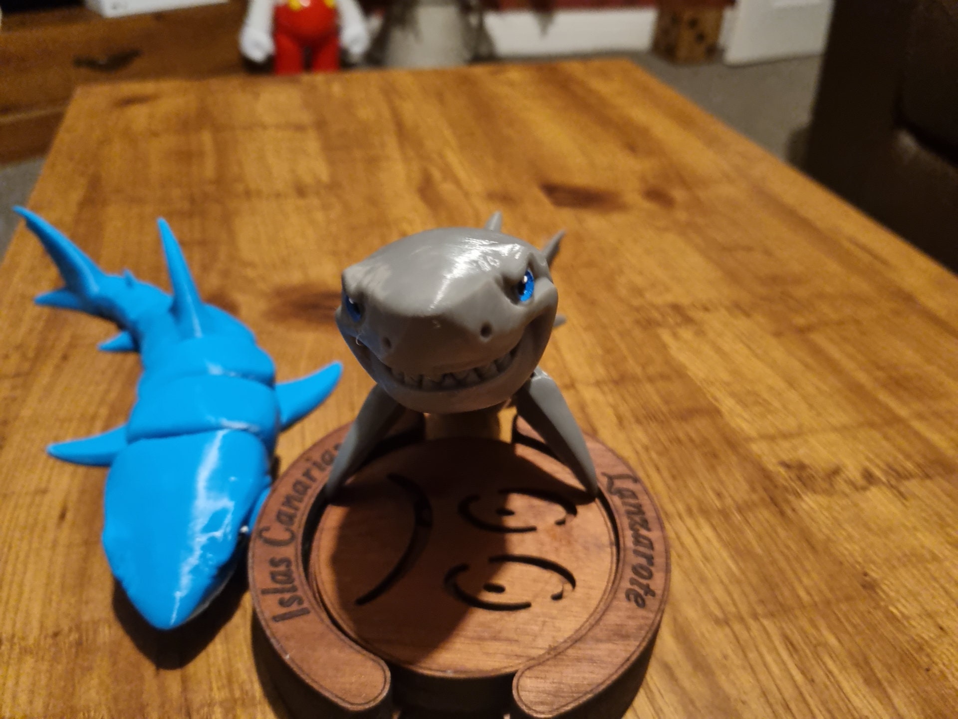 10 Great White Shark Fidget 3d Printed Flexi Pets. ,,offical Seller ...