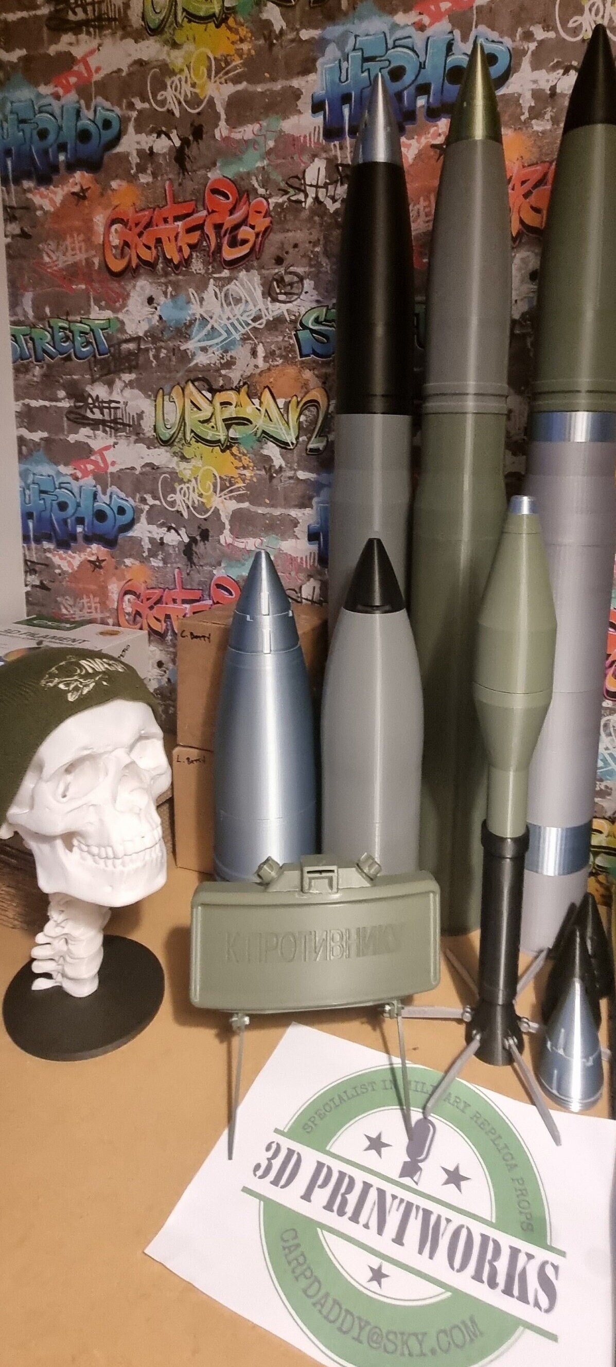 Russian Claymore Fake 3D Printed Inert Plastic Replica Model MON 50 ...