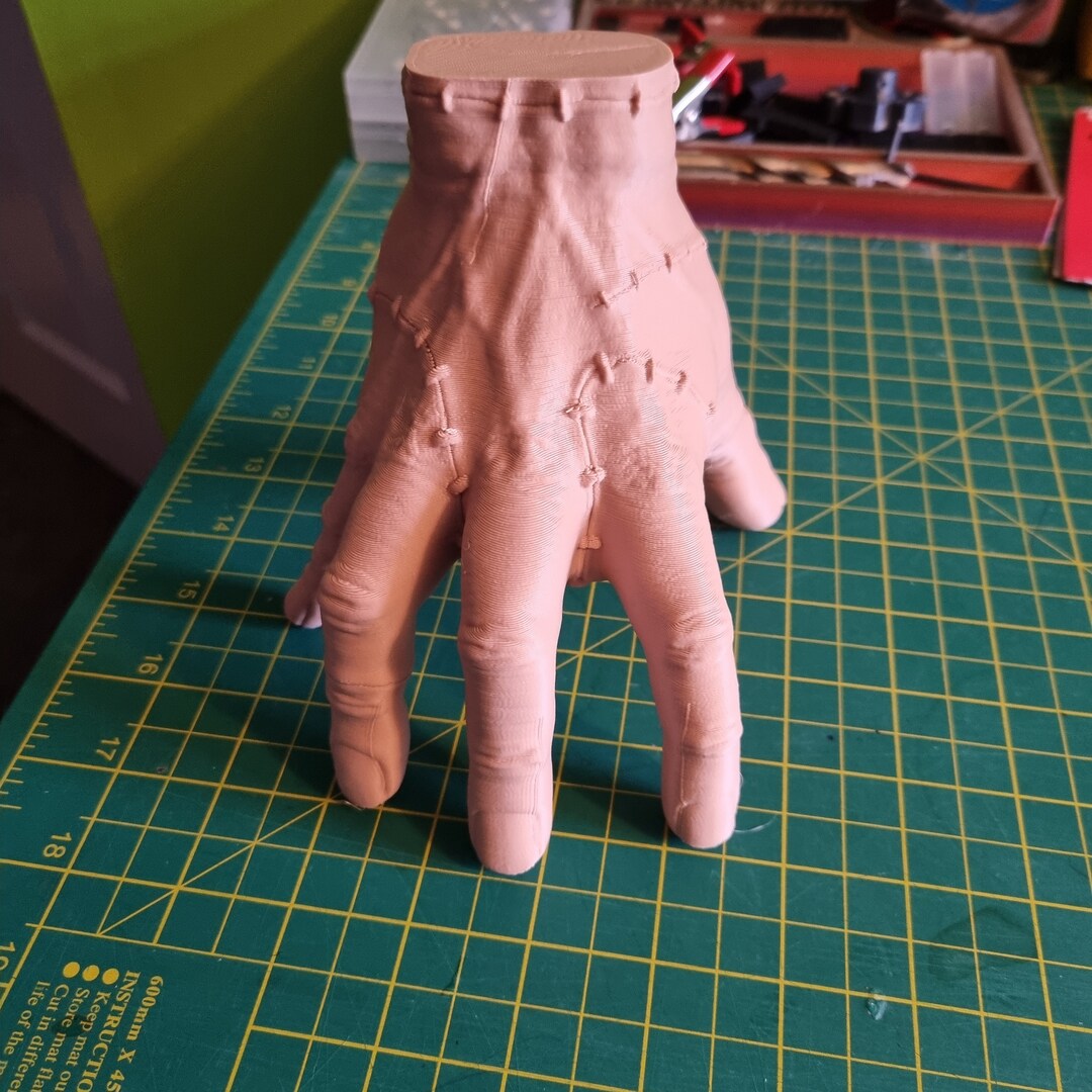 Wednesday Adams Family Thing With Scars Display Prop - Etsy