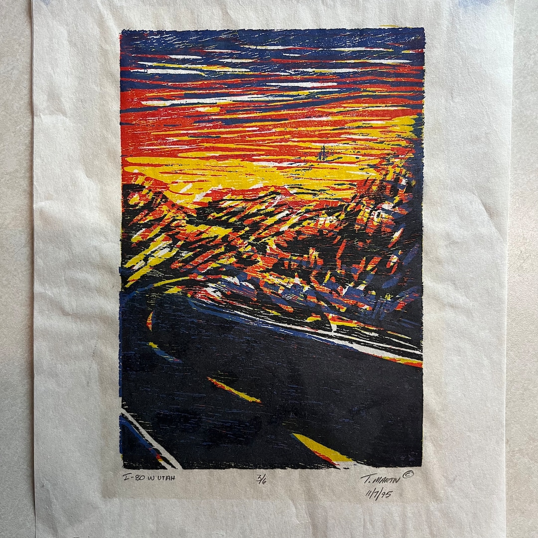 Original Woodcut Ink Print. Woodcut Art. Wall Hanging. - Etsy