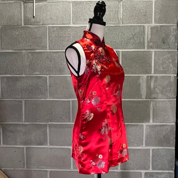 Solz Squirrel sleeveless Cheongsam blouse - Gem