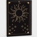 Sun and Moon Spiral Left-handed Notebook - Gift Idea - Personal Journal ...