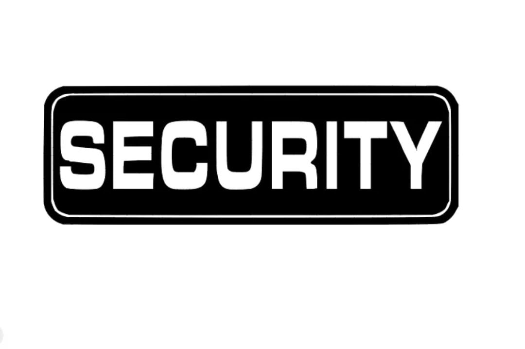 Security Badge Decal Security Decal. Security Officer Decal. - Etsy