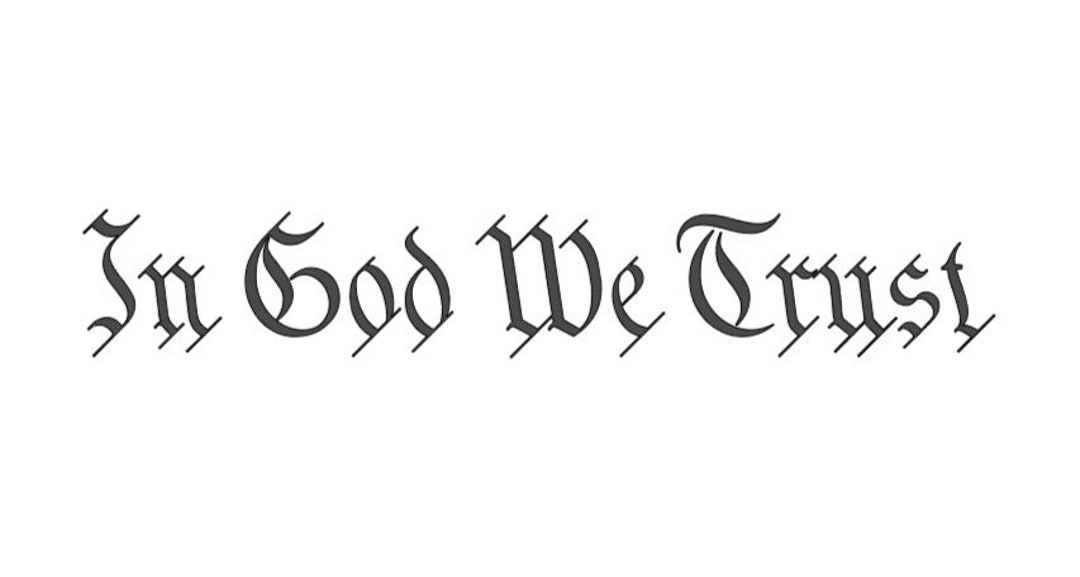 In God We Trust Decal Large Rear Window Decal. Security Small - Etsy