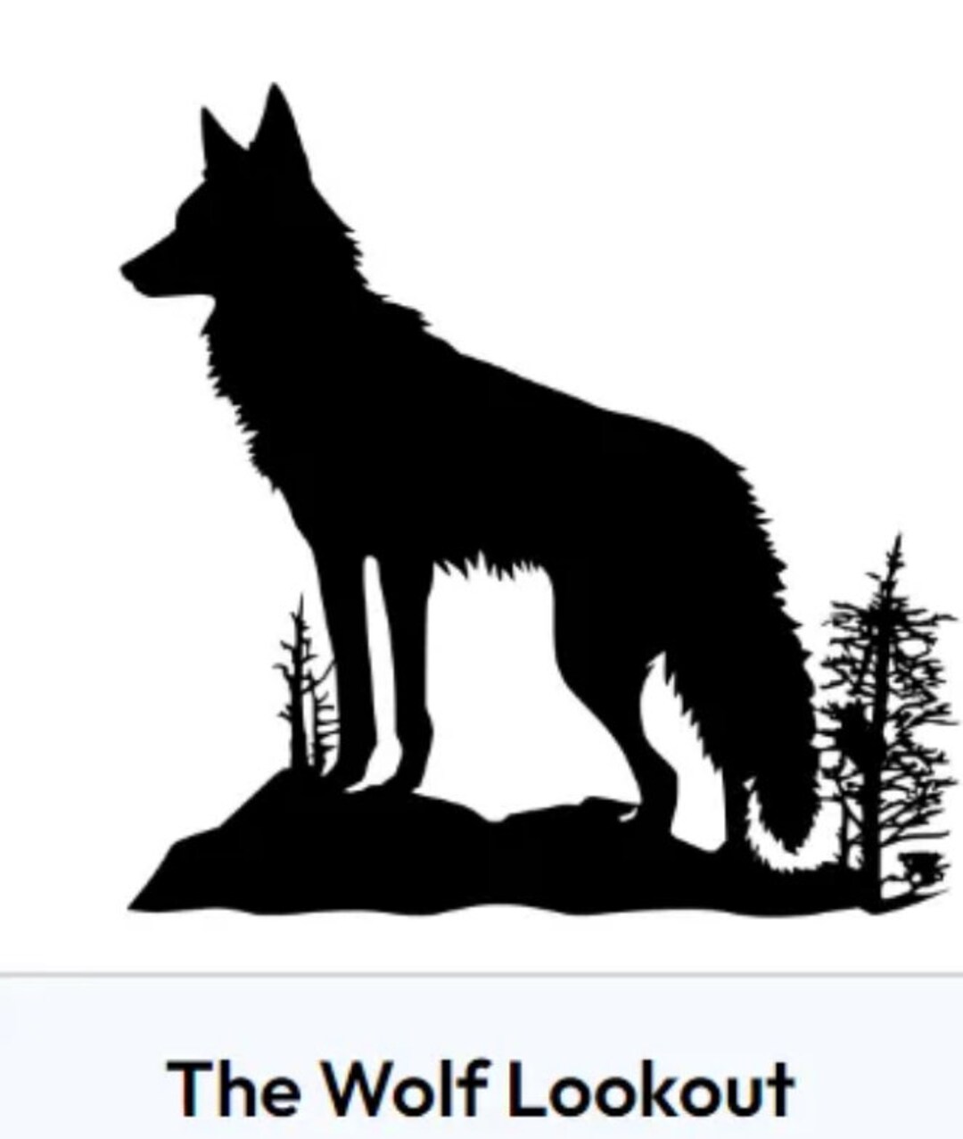 The Wolf Lookout Vinyl Window Decal Truck Car Automotive - Etsy