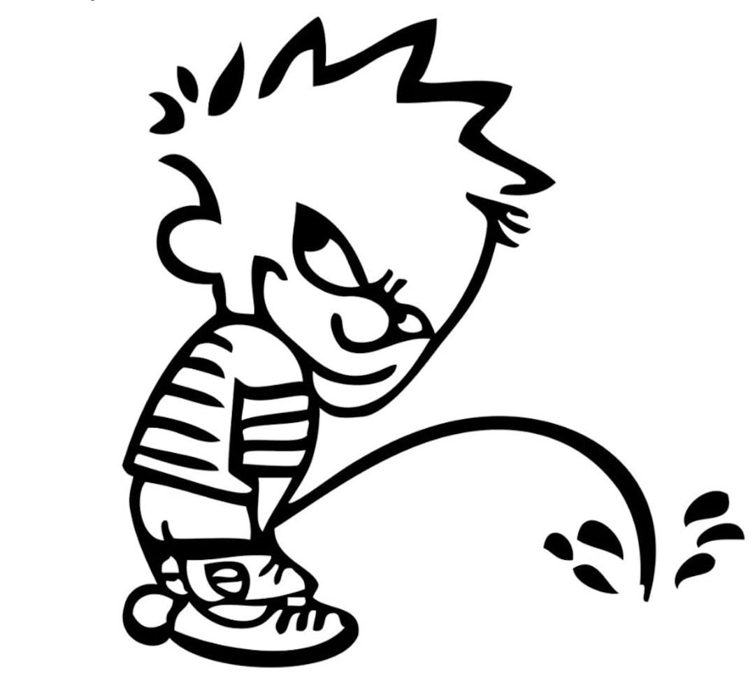 Calvin Peeing Sticker Vinyl Decal Window Decal Laptop - Etsy Calvin Peeing Sticker Vinyl Decal Window Decal Laptop - Etsy