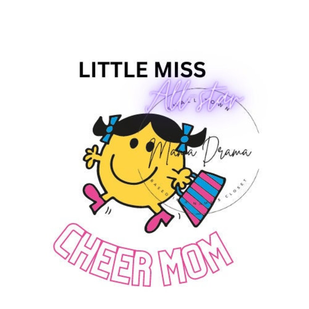 Little Miss ALL STAR CHEER Mom Svgpng by Request for - Etsy