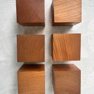 Handmade Wood Cube, Block, Minimalist Decor 2" - Etsy