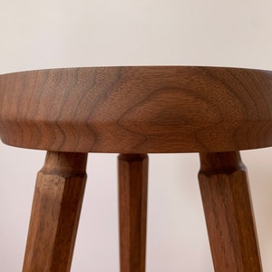 Walnut Handmade Milking Stool - Etsy