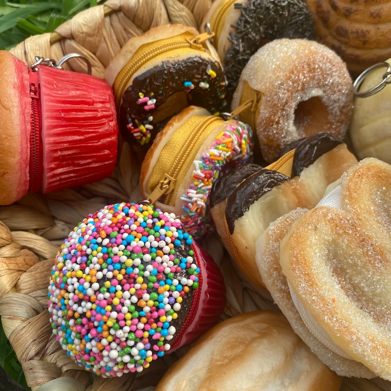 Mexican Pan Dulce Coin Bag Keychains, Gift Idea, Cute Coin Bags, Sweet ...