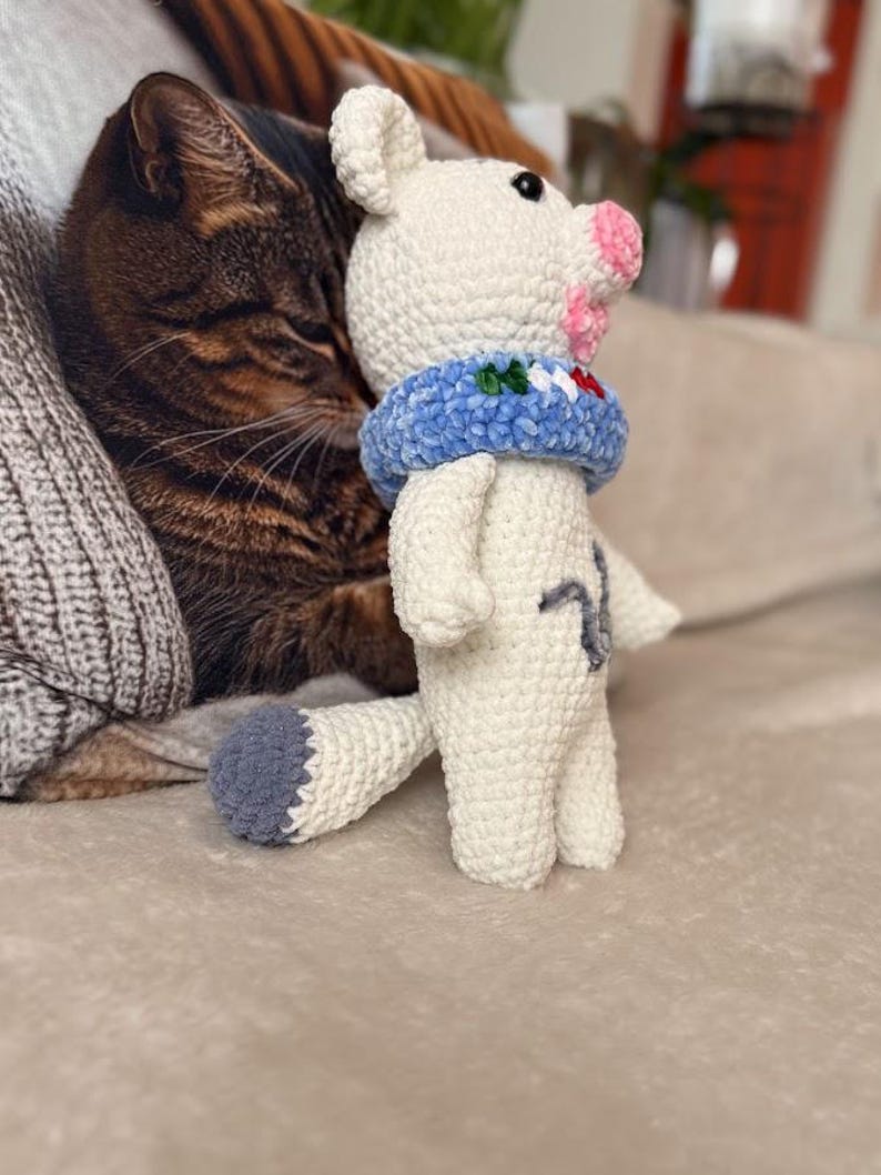Tina the Olympic Stoat Crochet Pattern, Amigurumi Stoat Pattern ...