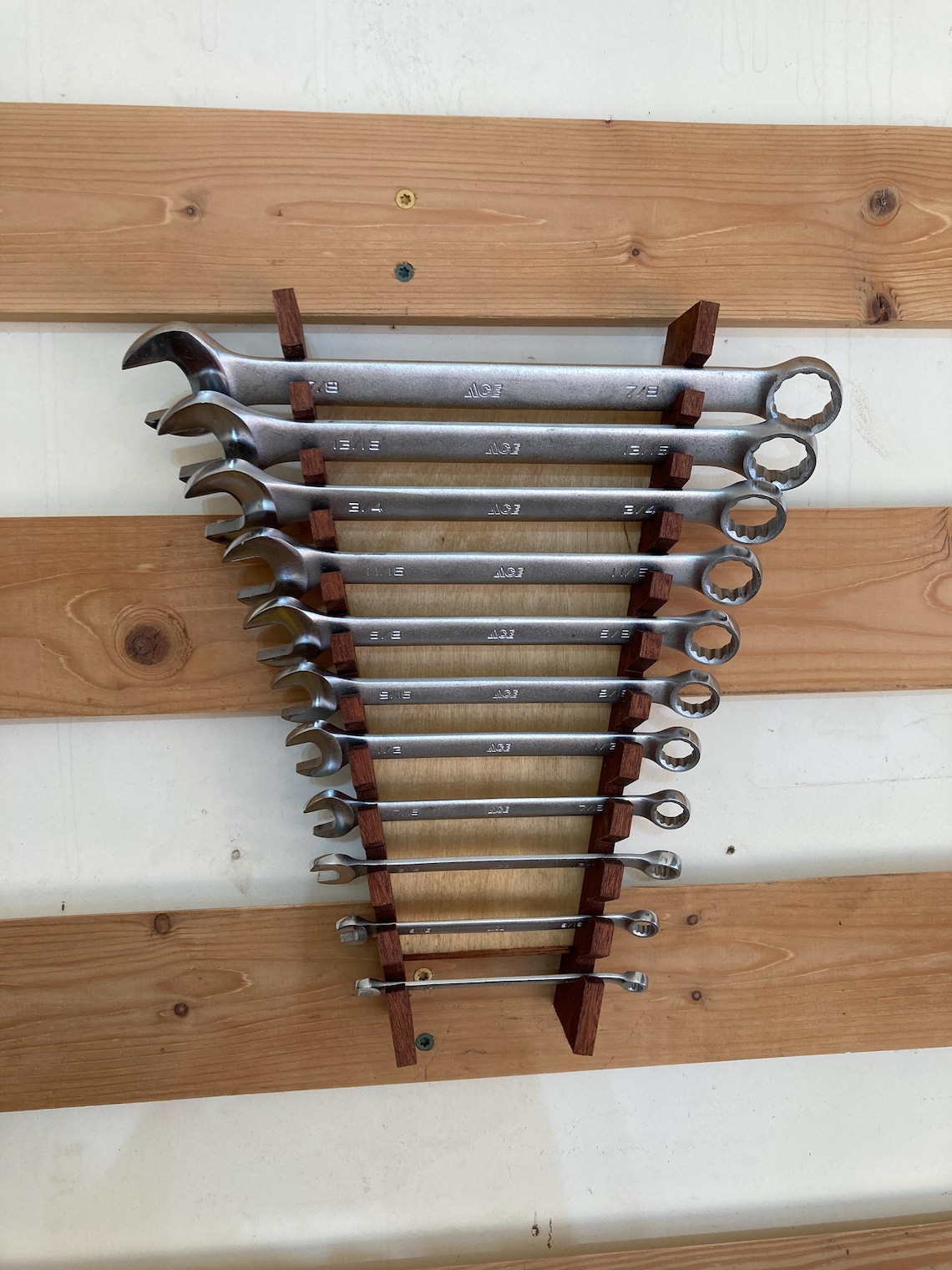 French Cleat Wrench Organizer Plans - Etsy