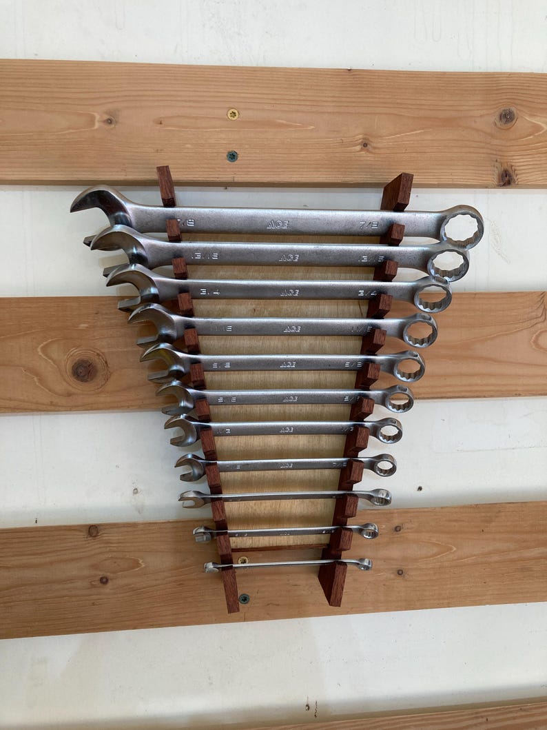 French Cleat Wrench Organizer Plans - Etsy