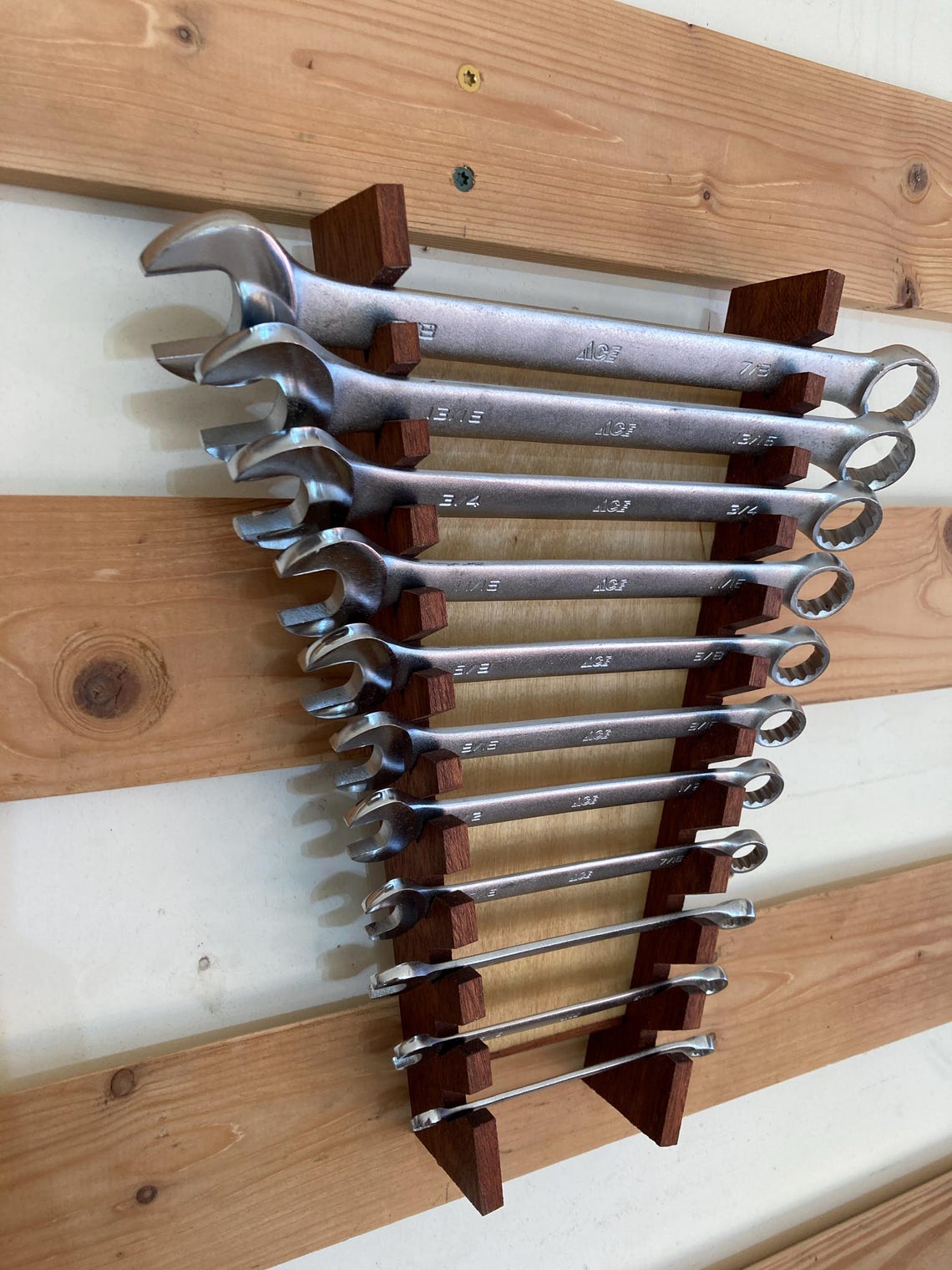 French Cleat Wrench Organizer Plans - Etsy