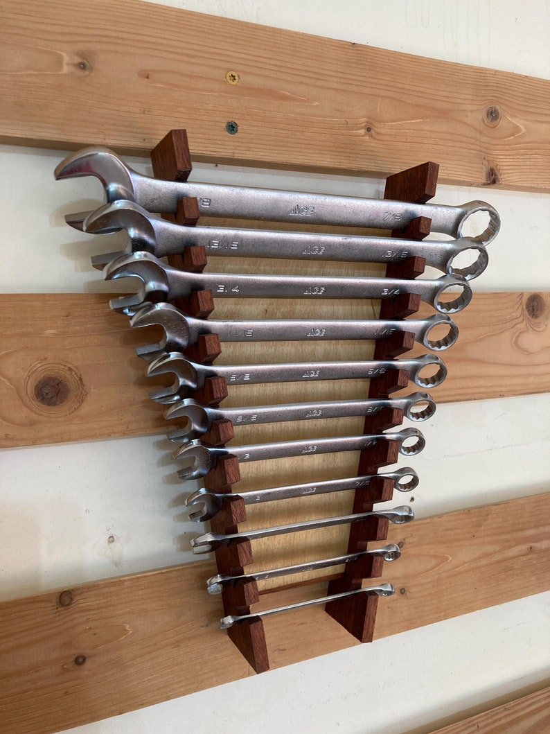 French Cleat Wrench Organizer Plans - Etsy