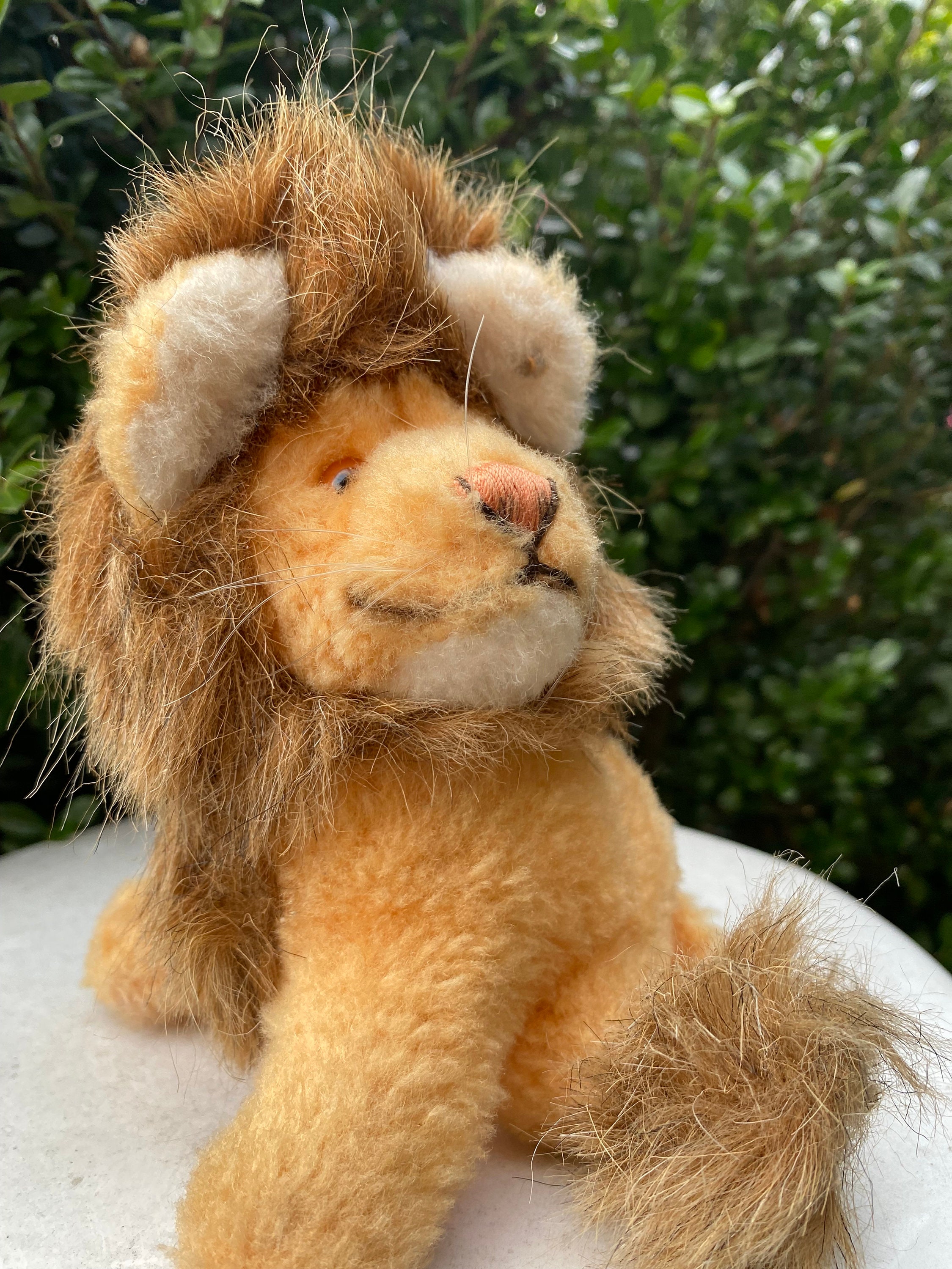 Steiff German Snuffy Lion Steiff Lion Dralon Plush 18 Cm 7 - Etsy