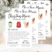 Hallmark Christmas Movie Drinking Game, Printable Holiday Game ...