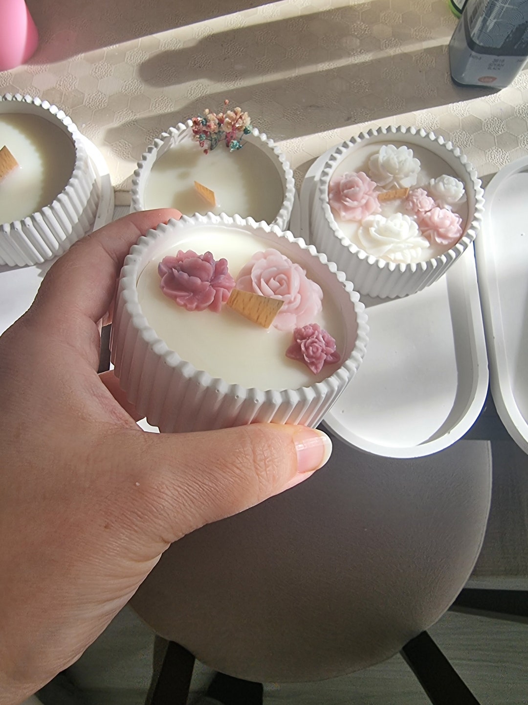 Flower Candle Box - Etsy