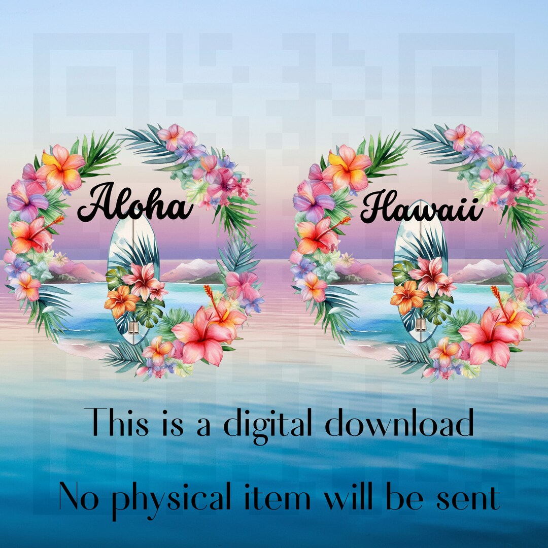 Aloha PNG Hibiscus PNG Aloha Paper Flowers Plumeria PNG - Etsy
