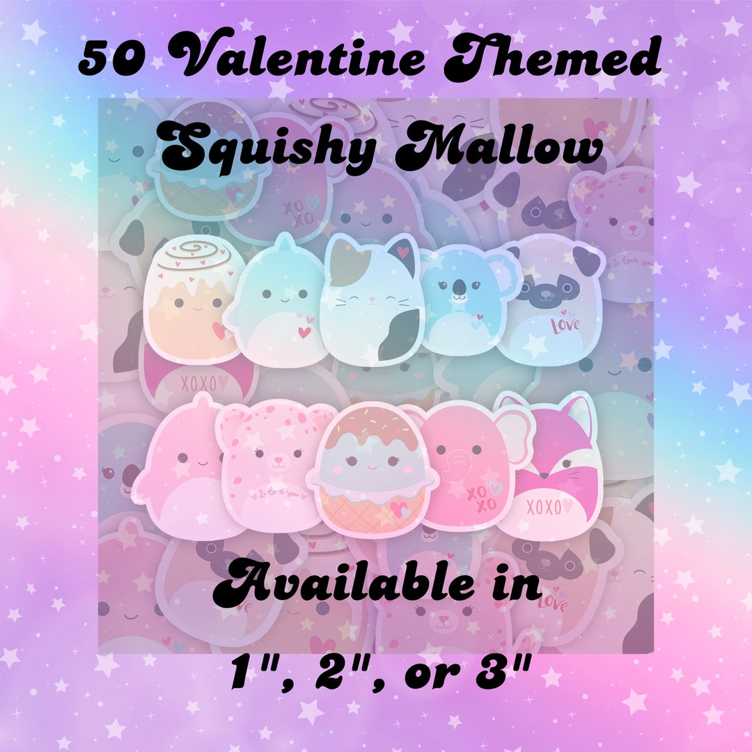 Squishmallow Sticker Bundle Laptop Sticker Hydroflask Stickers - Etsy