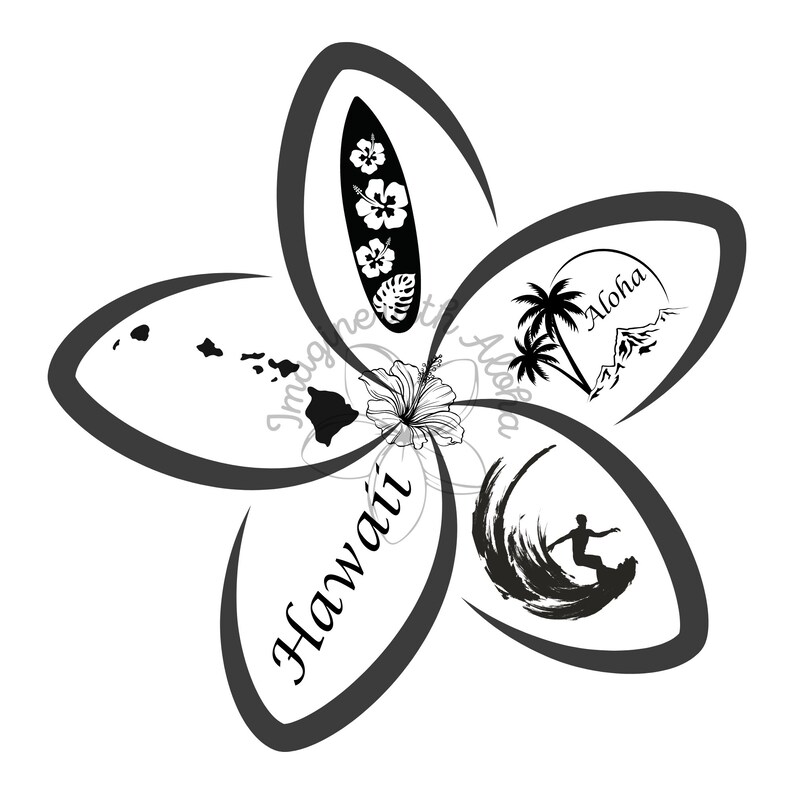 Hawaii SVG Car Decal Hawaii Shirt Aloha Svg Made in - Etsy