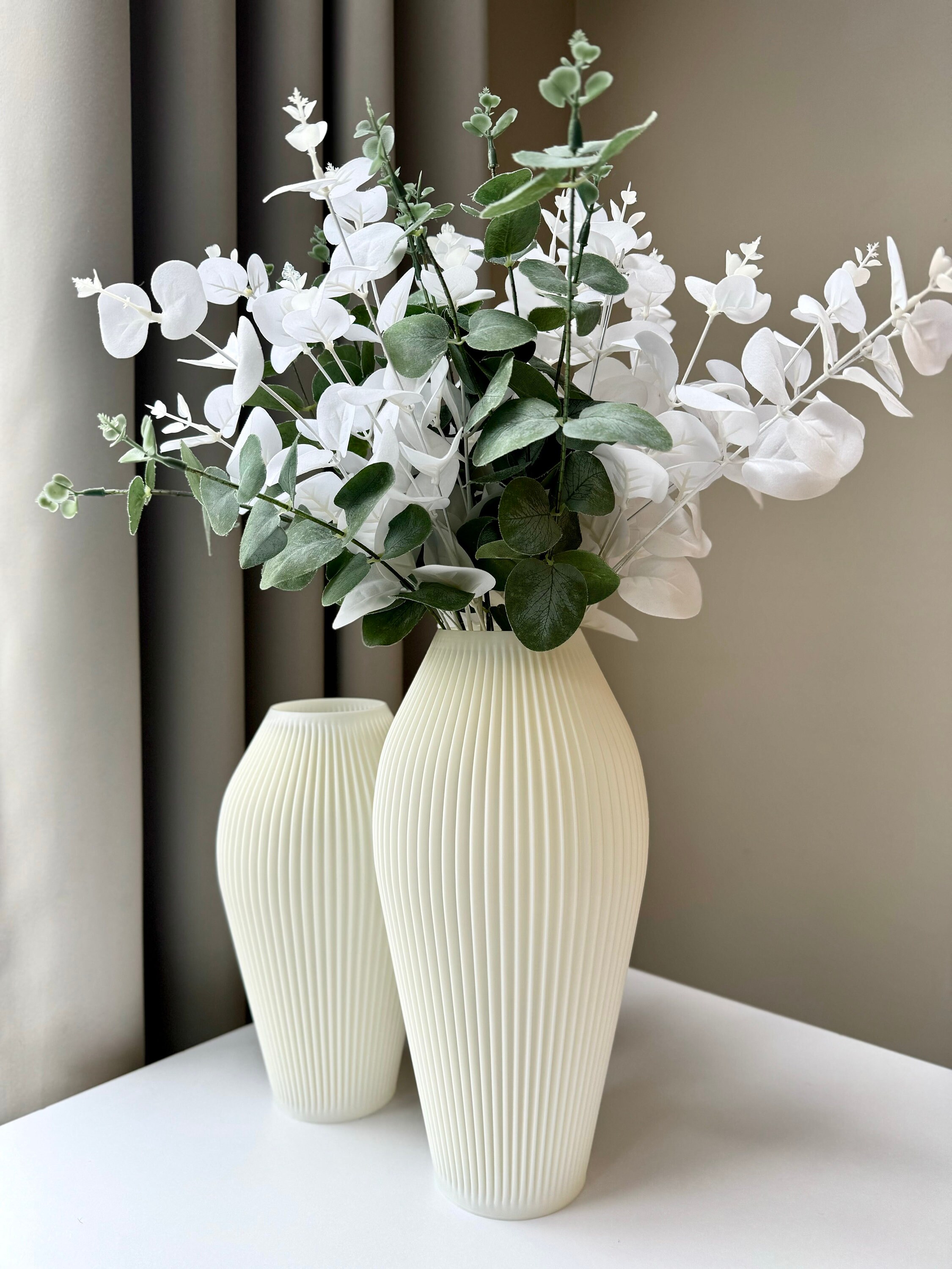 Elegant Decorative 3D Printed Vase, Unique Home Decor Vase, Modern ...
